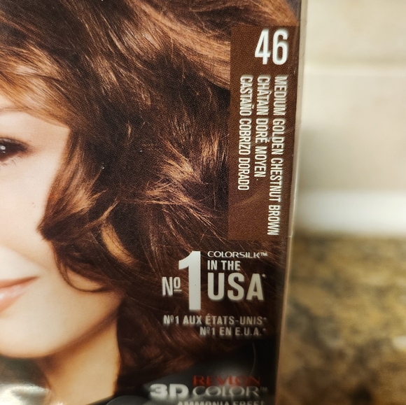 Revlon | Hair | Revlon Colorsilk Hair Color 46 Medium Golden Chestnut ...